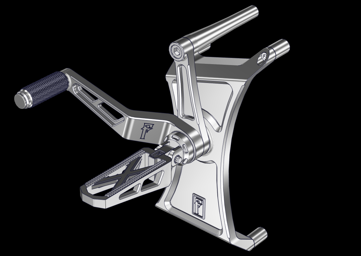 Harley M8 Softail Mid Controls – Famous Fabricator